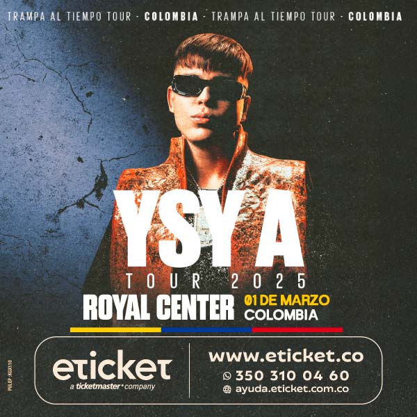 YSY A : CENTRO DE EVENTOS ROYAL CENTER : BOGOTÁ : Información del ...