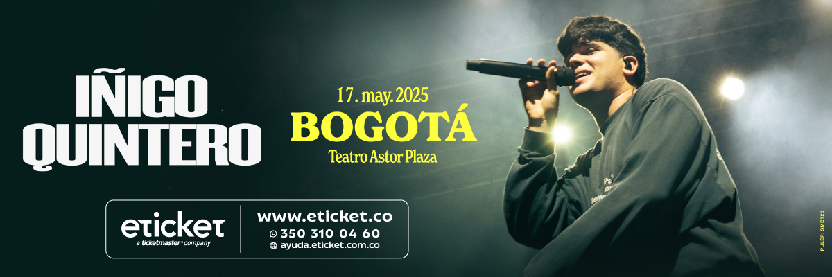 IÑIGO QUINTERO : Teatro Astor Plaza : BOGOTÁ : Información del evento ...